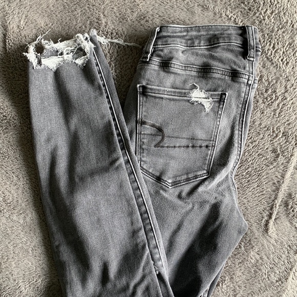 Jeans | Gray Ripped Jeans | Poshmark